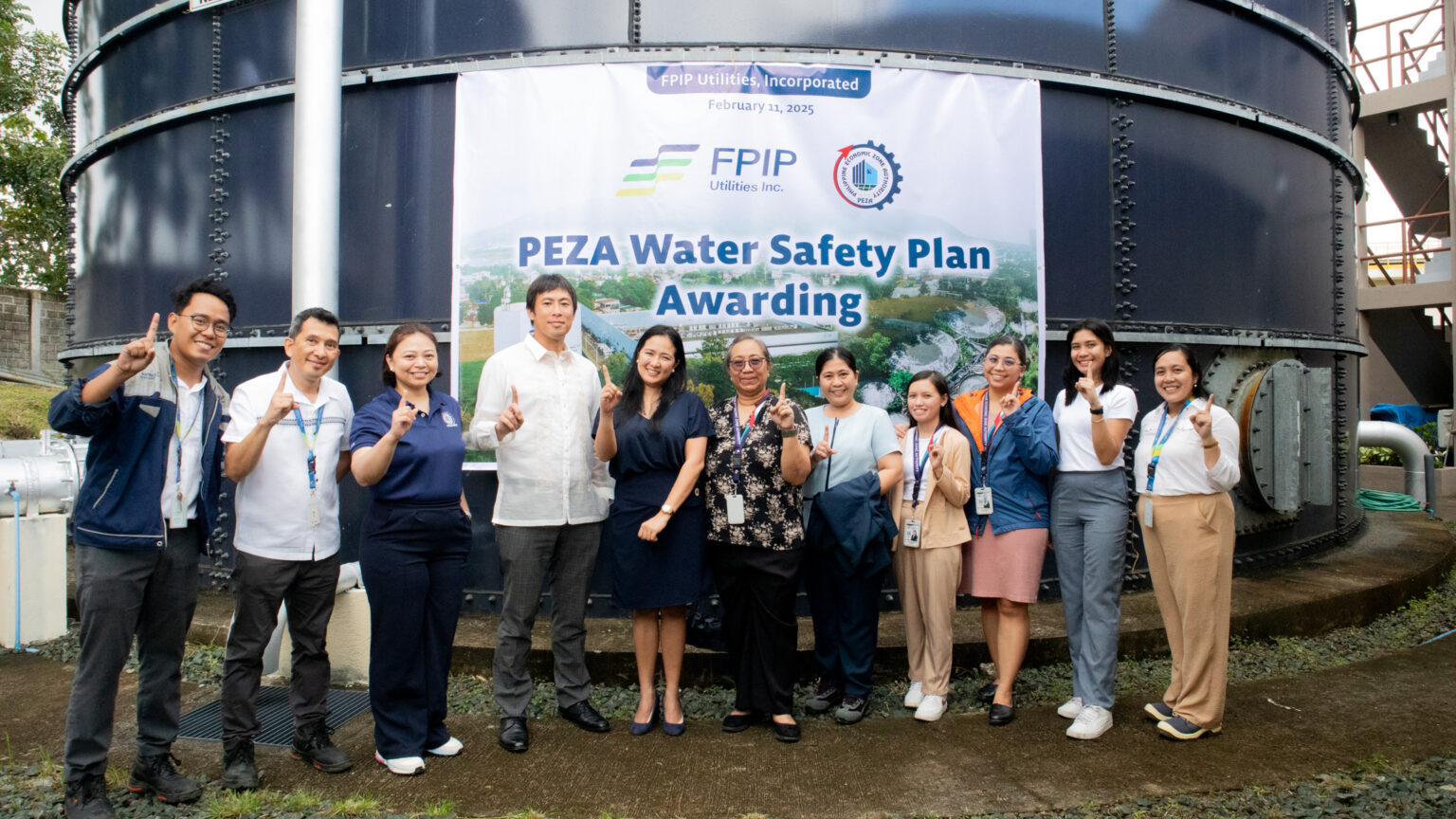 FPIP ecozone in Batangas earns PEZA recognition for safe water plans ...